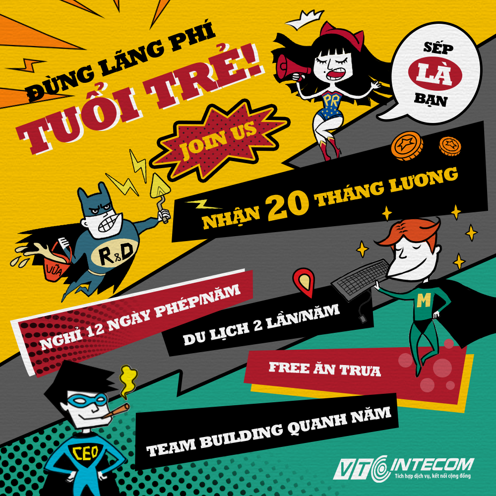 Tuyển dụng VTC Intecom